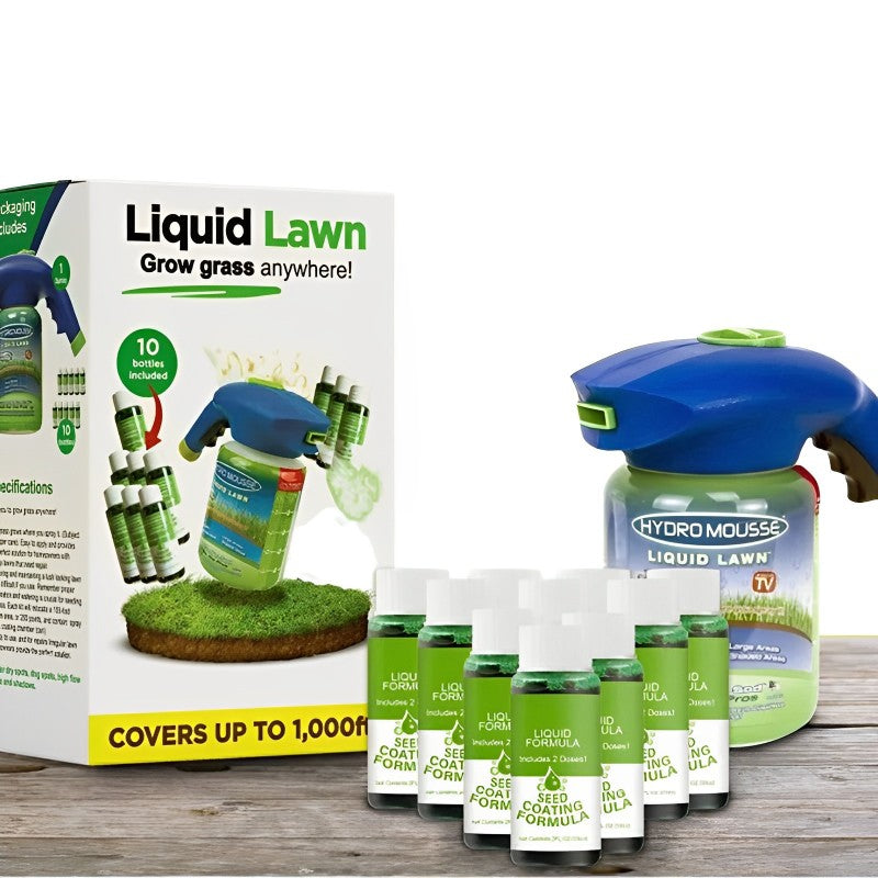 Liquid Lawn Hydro Mousse Spray On Grass Seed – Gfouk