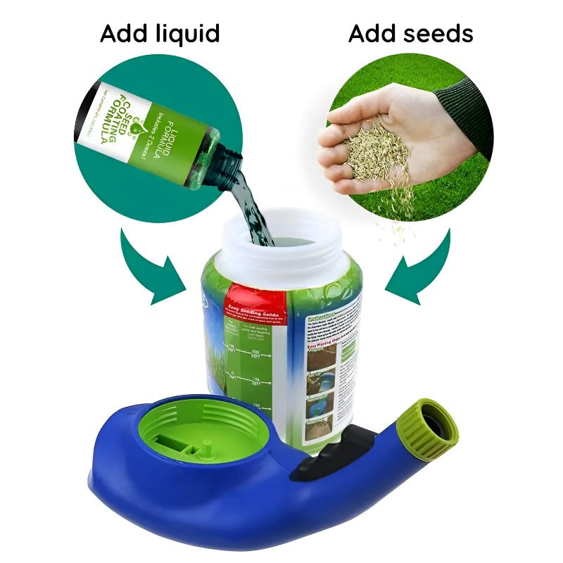 Liquid Lawn Hydro Mousse Spray On Grass Seed – Gfouk